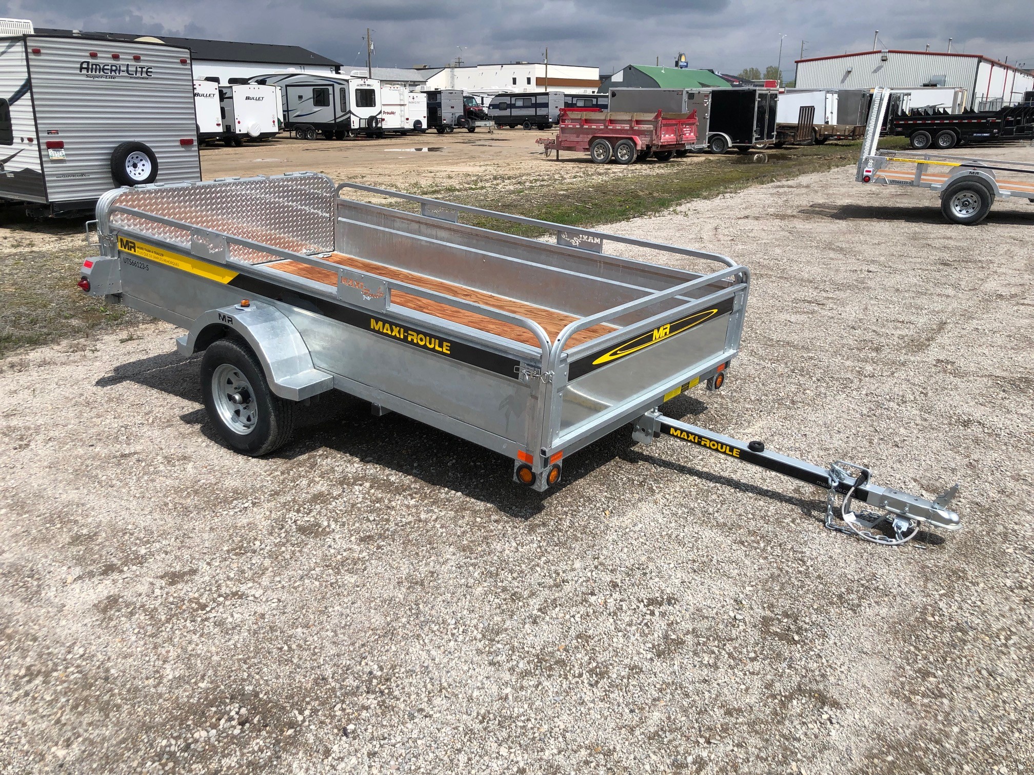 2024 5.5 X 10 Galvanized High Side Utility Trailer 3K – Pik-A-Dilly RV ...