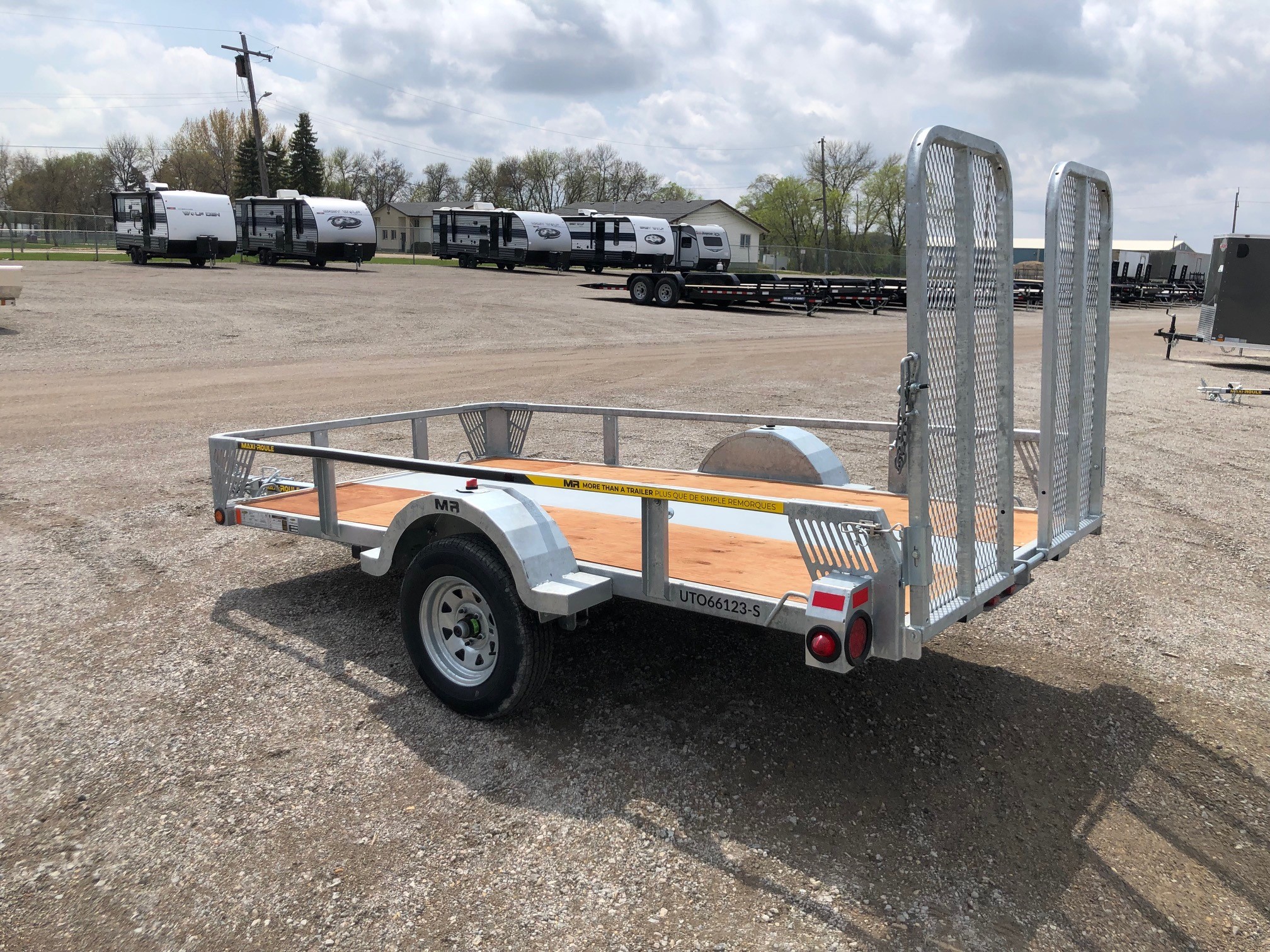 2024 Maxi-Roule 5.5×10 Galvanized Tube Top Utility Trailer 3K – Pik-A ...