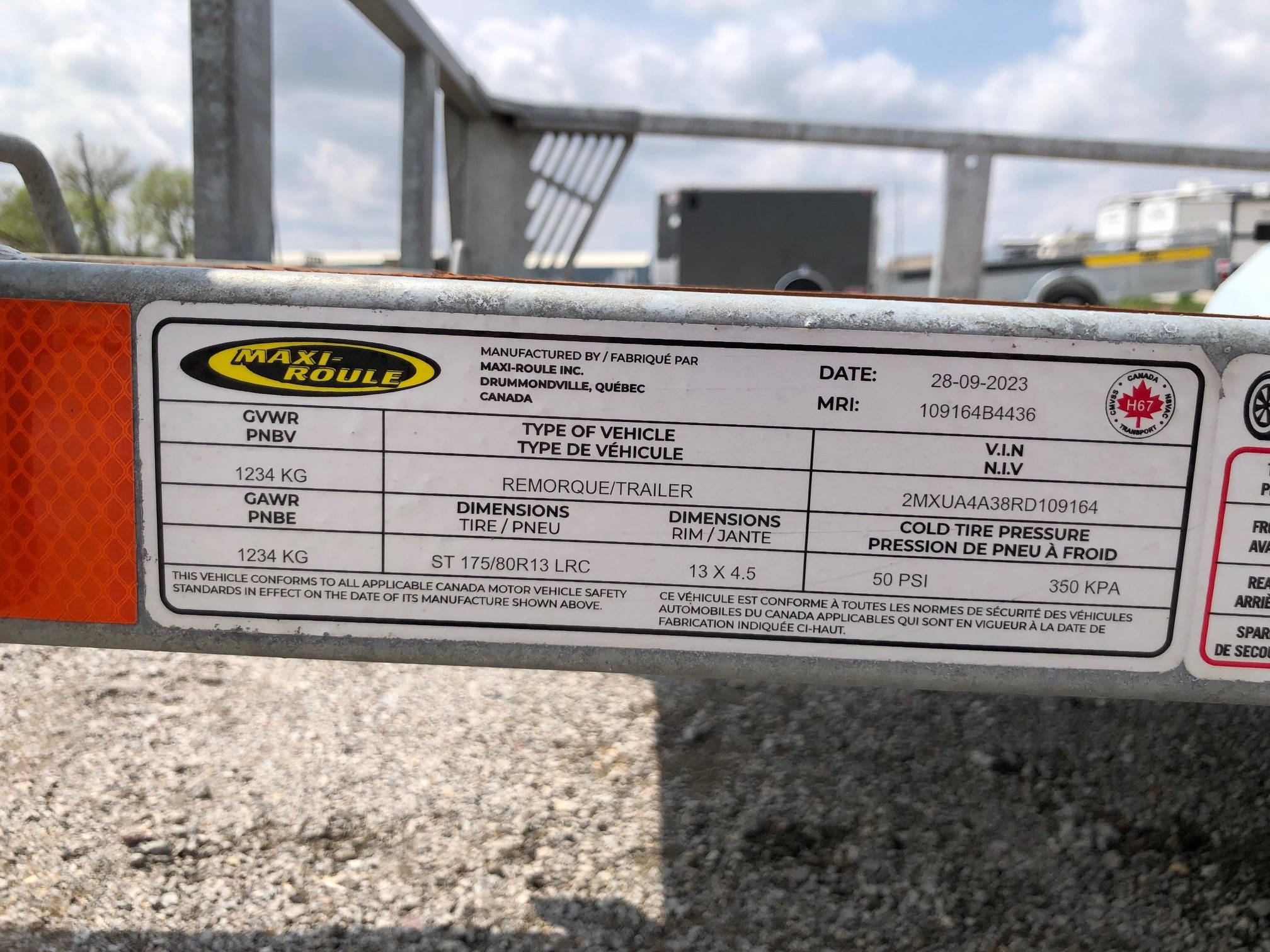 2024 Maxi-Roule 5.5×10 Galvanized Tube Top Utility Trailer 3K – Pik-A ...